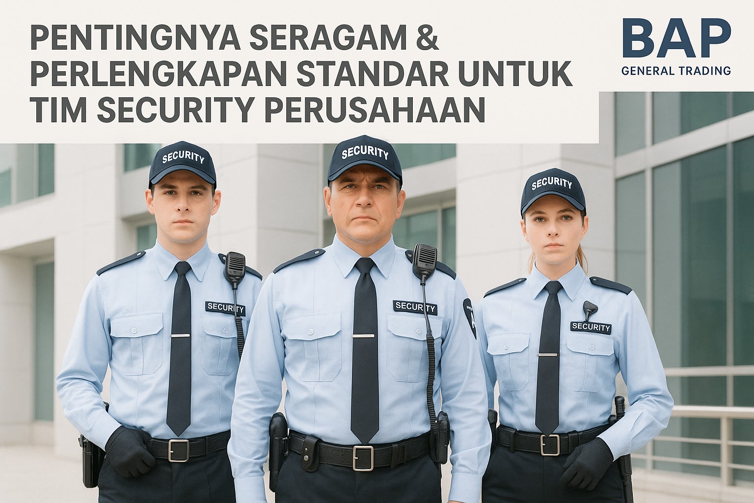 Pentingnya Seragam & Perlengkapan Standar untuk Tim Security Perusahaan ...