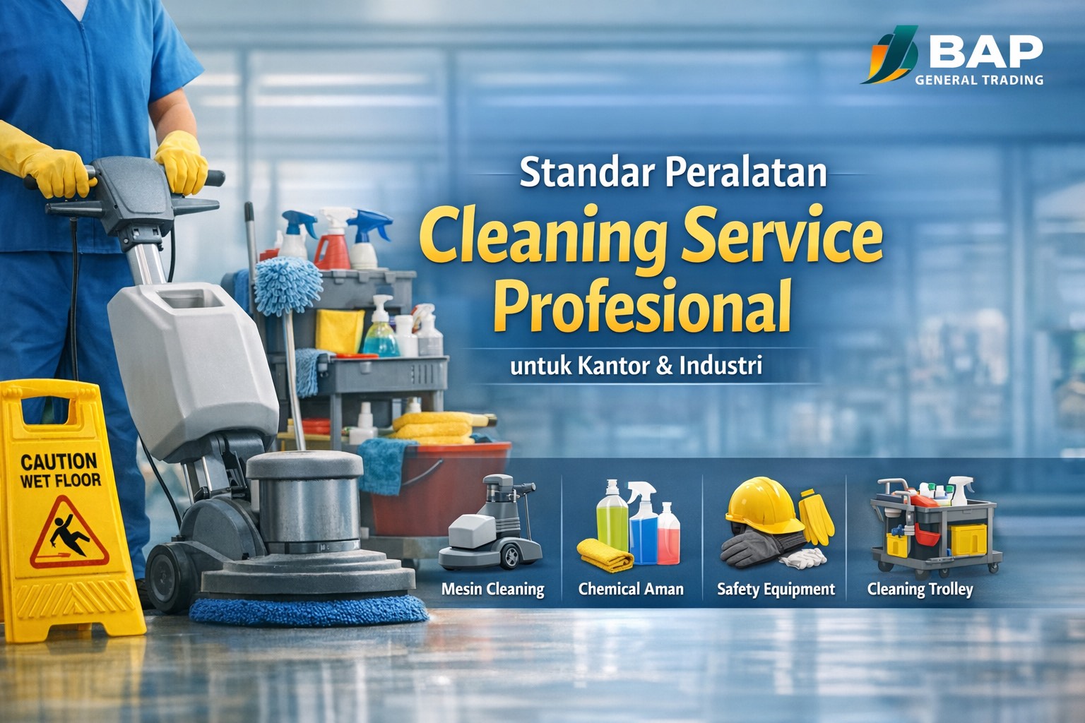 Standar Peralatan Cleaning Service Profesional untuk Kantor & Industri ...