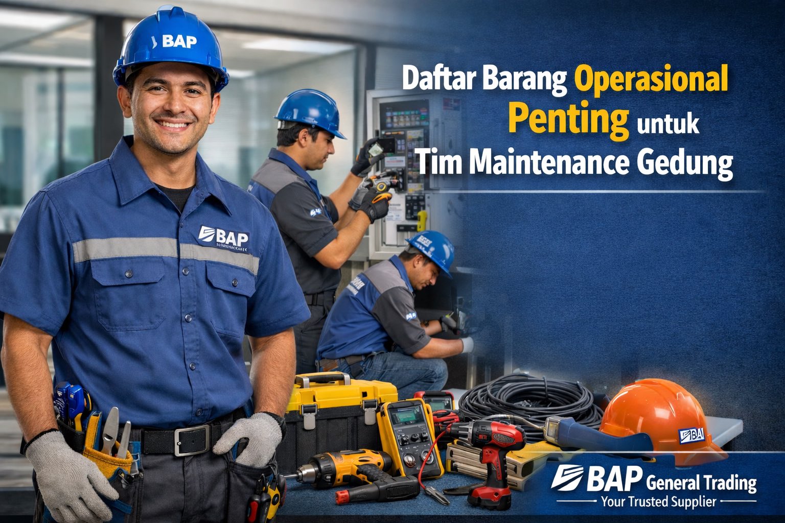 Daftar Barang Operasional Penting untuk Tim Maintenance Gedung - PT ...